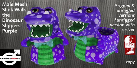 Second Life Marketplace - Complements Mesh Slink Walk the Dinosaur ...
