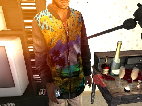 Second Life Marketplace - L A U - Guapo Bomber Jacket