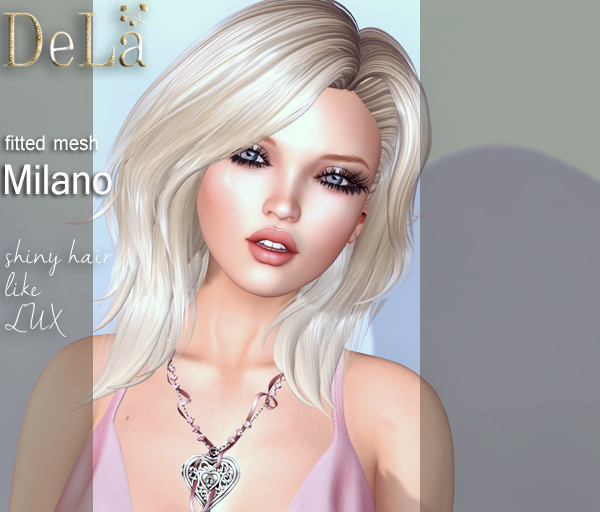 Second Life Marketplace - =DeLa*= Mesh Hair "Milano" Demo