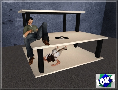 Second Life Marketplace - *Lok's* Neko Lounge 5 poses - cute clingy hug ...