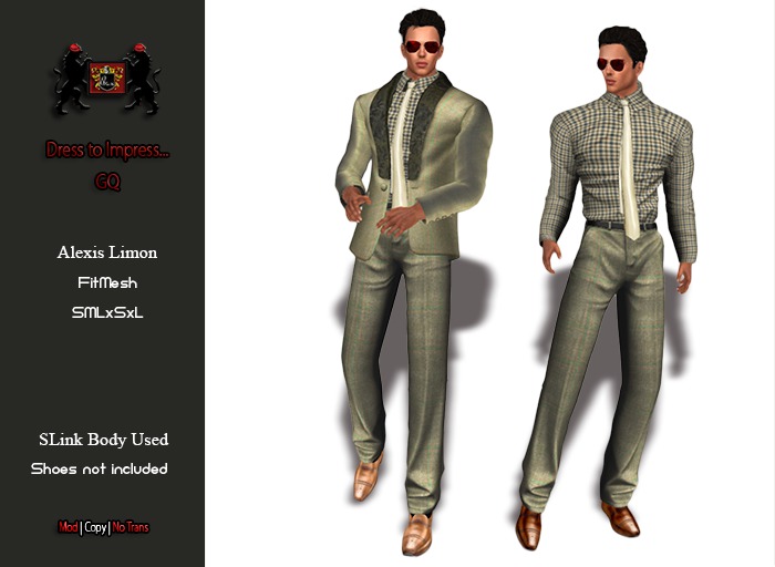 Second Life Marketplace - GQ - Alexis Limon - By 69 Park Ave