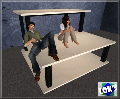 Second Life Marketplace - *Lok's* Neko Lounge 5 poses - cute clingy hug ...