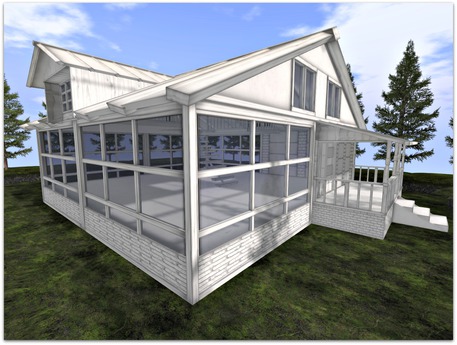 Second Life Marketplace - [AL] Beach House w/Loft [02] Rez Box