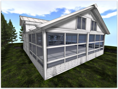 Second Life Marketplace - [AL] Beach House w/Loft [02] Rez Box