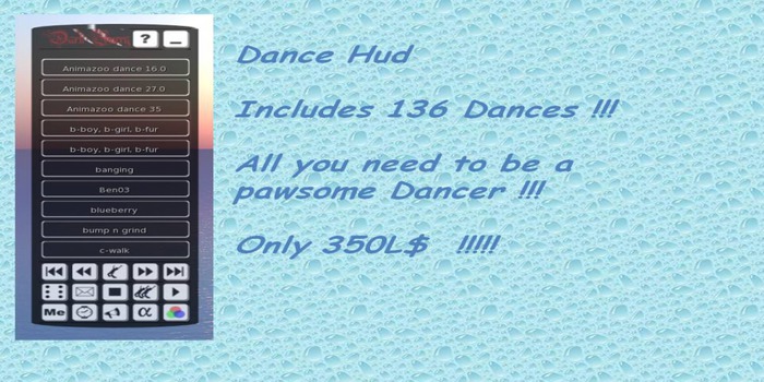Second Life Marketplace Dance Hud