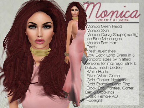 Second Life Marketplace - LIMITED SALE - #allbty Complete Mesh Head ...