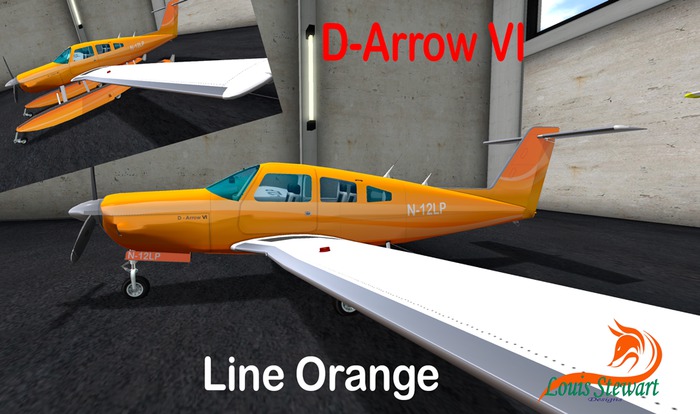 Second Life Marketplace - Paint D-Arrow VI (Line Orange)