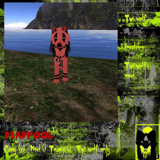 Second Life Marketplace - .:TD:. Deadpool twi wolf mod