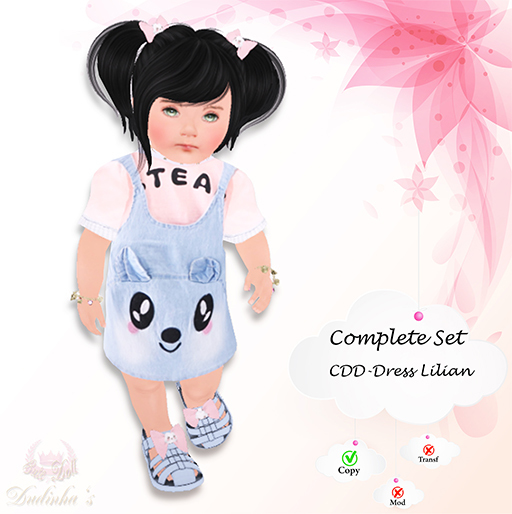 Second Life Marketplace - CDD-Dress Lilian-BABY-