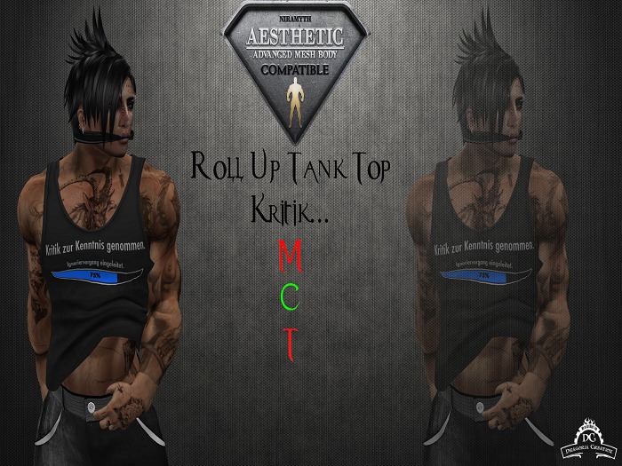 Second Life Marketplace - *DC* Aesthetic Roll Up Tank Top - Kritik zur ...