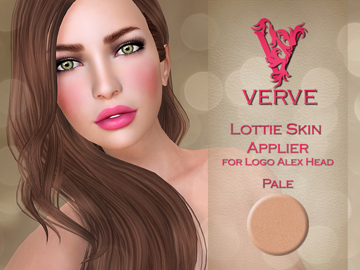 Second Life Marketplace - *VERVE* Lottie Skin - Omega Mesh Head Applier ...