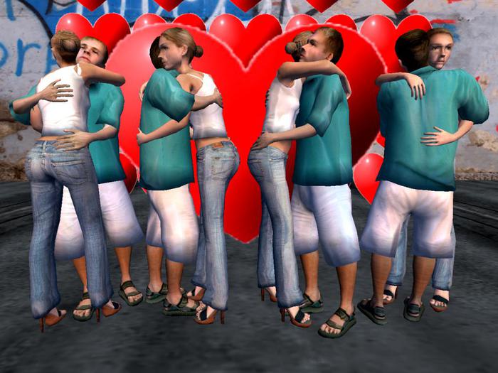 Second Life Marketplace - NPC Jhonn & Lissa Couple-mesh