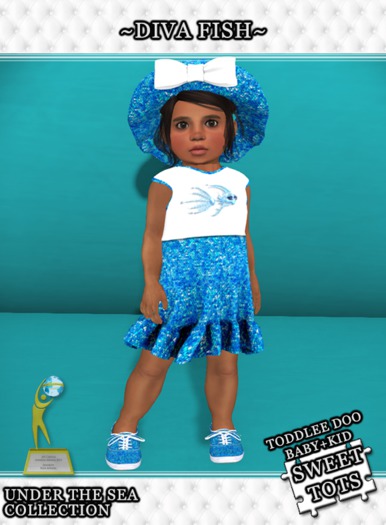 Second Life Marketplace - *Sweet Tots*~TD ~ Under The Sea~ Diva Fish