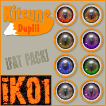 Second Life Marketplace - [iK01] Kitsune Eyes - Duplii