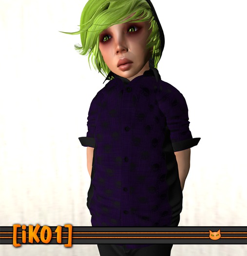 Second Life Marketplace - [iK01] Goth-A-Billy Shirt - Arachno - TD