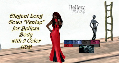 Second Life Marketplace - "Venice" Belleza 5 Color HUD
