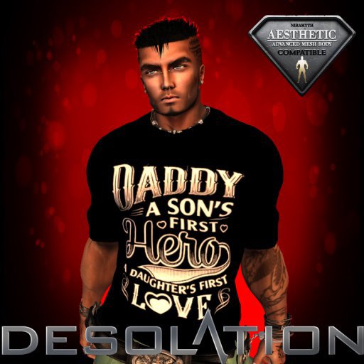 Second Life Marketplace - Daddy Hero Top AESTHETIC