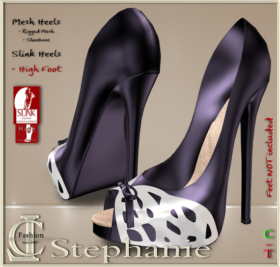 Second Life Marketplace - .:LC:. Stephanie Slink Heels (HIGH) ~ purple
