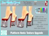 Second Life Marketplace - [TMC] Platform Heels Texture Upgrade - HUD ...