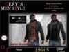 Second Life Marketplace - GT - Biker Jacket Melo Grey