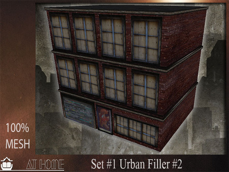 Second Life Marketplace - :AH:D: Urban Filler Buildings Set #1