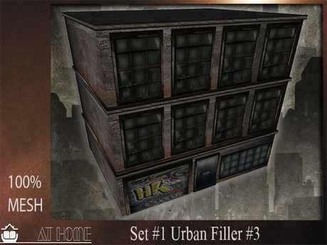 Second Life Marketplace - :AH:D: Urban Filler Buildings Set #1