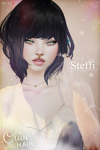 Second Life Marketplace - .Olive. the Steffi Hair - FATPACK