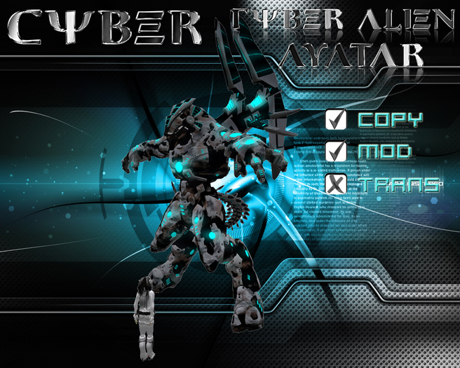 Second Life Marketplace - Giant alien cyber invaders