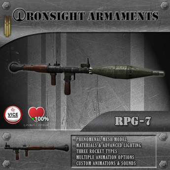 Second Life Marketplace - Ironsight Armaments - RPG-7