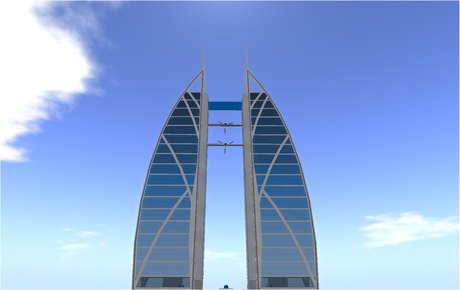 Second Life Marketplace - SI-240 ARC TOWERS LANDMARK SKYSCRAPER
