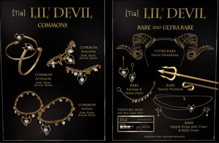 Second Life Marketplace - [Tia] Lil' Devil - RARE - Hip Chain (Boxed)