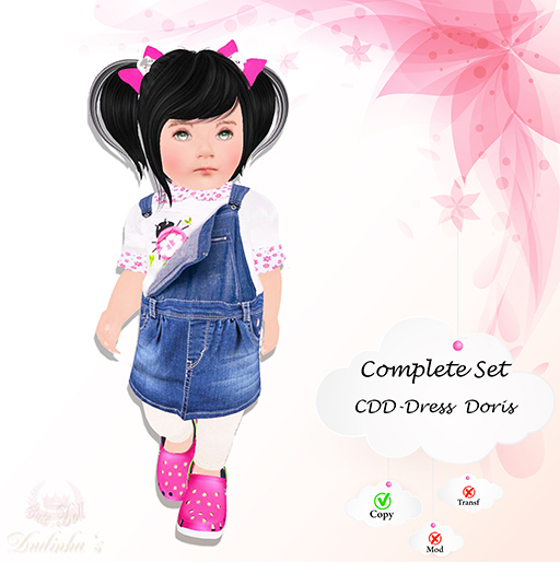 Second Life Marketplace - CDD-Dress Doris INFANT