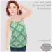 Second Life Marketplace - {V*Y} Crossback Tank - Teal Damask