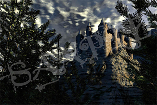 Second Life Marketplace - Castle & Forest Panorama Textures / Scenery ...
