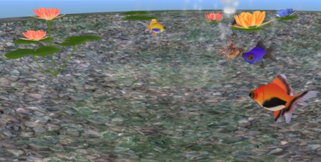 Second Life Marketplace - Animated Fish Pond - Fish Swim and Wag their ...