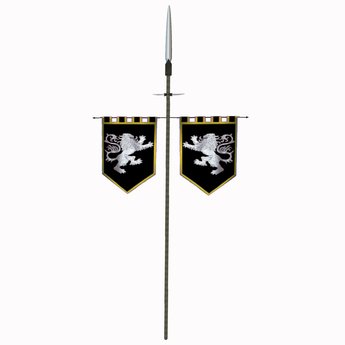 Second Life Marketplace - Banner Spear Mount - Medeival - Low Prim