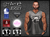 Second Life Marketplace - STATIC - SKULL MASK, GUNS & WINGS JERSEY