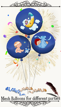 Second Life Marketplace - Mesh Balloons for different parties ML v.5