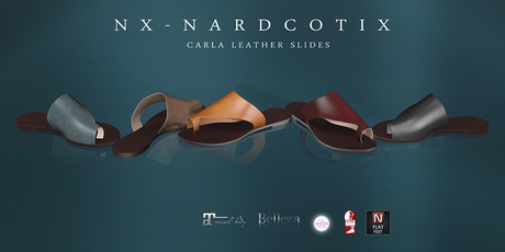 Second Life Marketplace - NX-Nardcotix Carla Slides Leather Full Pack