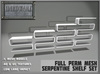 Second Life Marketplace - HARDWARE Serpentine Shelf Set