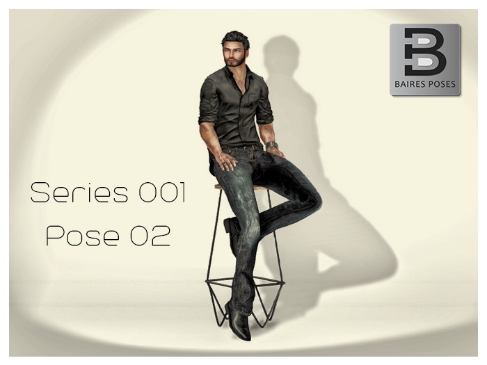 Second Life Marketplace - Baires Poses Male Series 001 - Pose 02