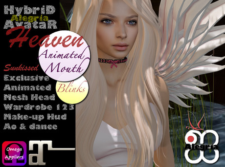 Second Life Marketplace - [ -50% ]]]HEAVEN avatar animated Mesh head ℙℝ ...