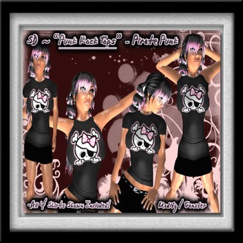 Second Life Marketplace - SD ~ Punk Rock Tops - (Pirate Punk)