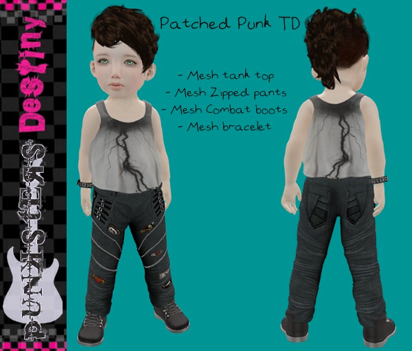 Second Life Marketplace - *PD* Patched Punk TD