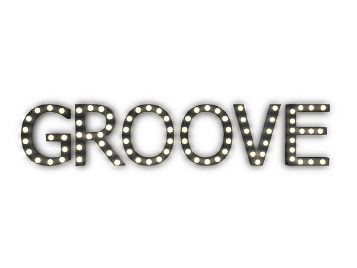 Second Life Marketplace - [Px] "GROOVE" Illuminated Light Bulbs Sign