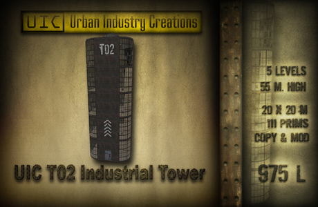 Second Life Marketplace - Urban Industrial Tower T2