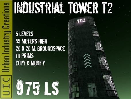 Second Life Marketplace - Urban Industrial Tower T2