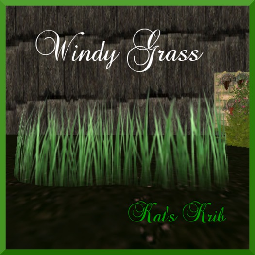 Second Life Marketplace Windy Grass Dbl Sided