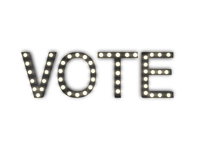 Second Life Marketplace - [Px] "VOTE" Illuminated Light Bulbs Sign