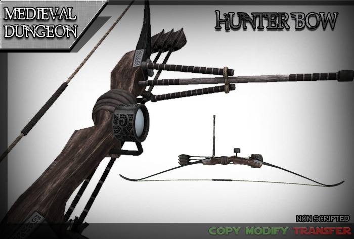 Second Life Marketplace - ::Medieval Dungeon:: Hunter Bow